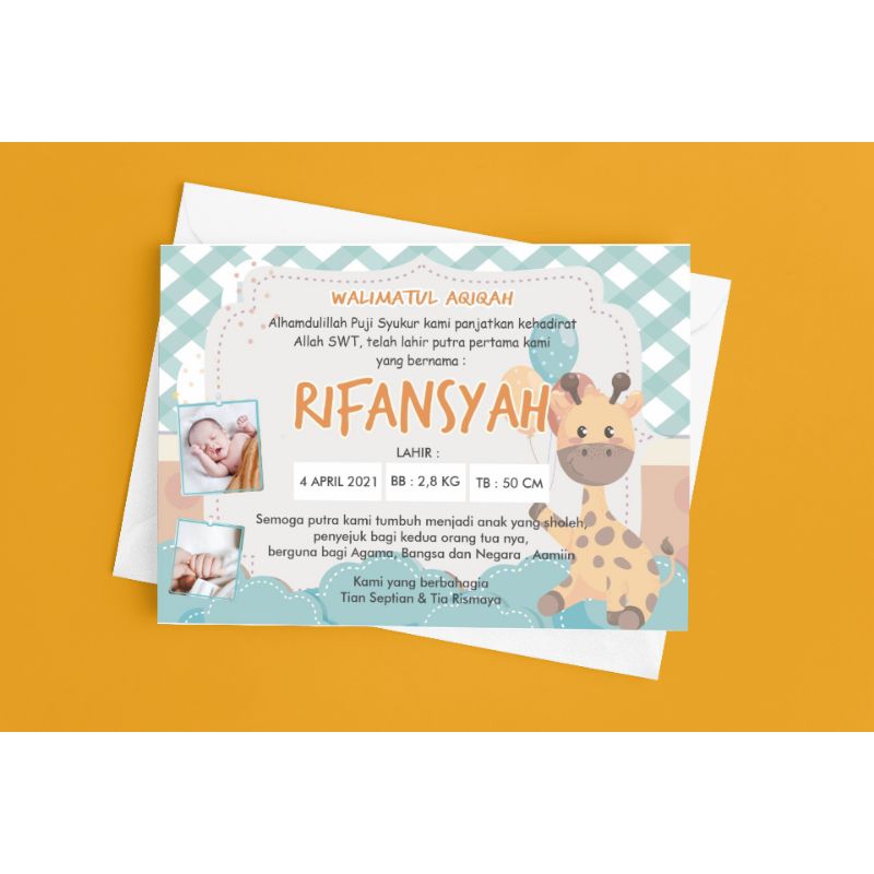 Jual STIKER LEBEL AQIQAH/LEBEL NASI BOX AQIQAH/STICKER LEBEL AQIQAH ...