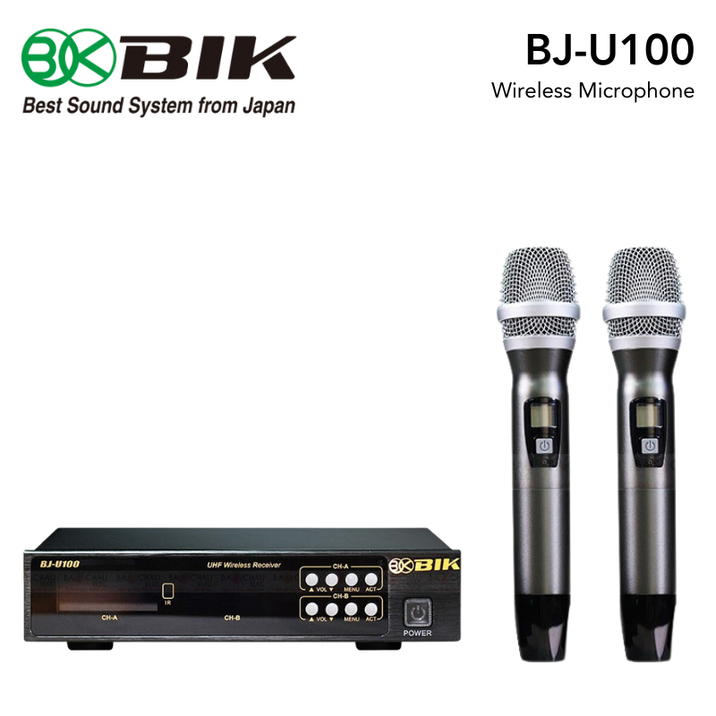 Jual BIK BJ-U100 BJU100 BJU 100 Wireless Microphone | Shopee Indonesia