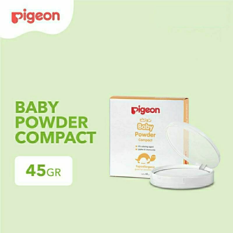 Jual Pigeon baby powder compact Hypoallergenic 45 gr | Shopee Indonesia