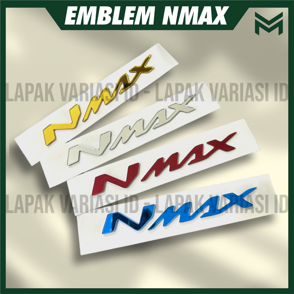 Jual EMBLEM Yamaha NMAX 3D EMBLEM TIMBUL ORIGINAL LOGO NMAX SEPASANG ...
