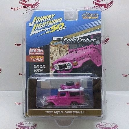 Jual Johnny Lightning 1980 Toyota Land Cruiser Pink White | Shopee ...