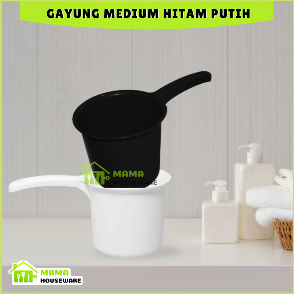 Jual Gayung Hitam Putih / Gayung Aesthetic / Gayung Warna / Gayung ...