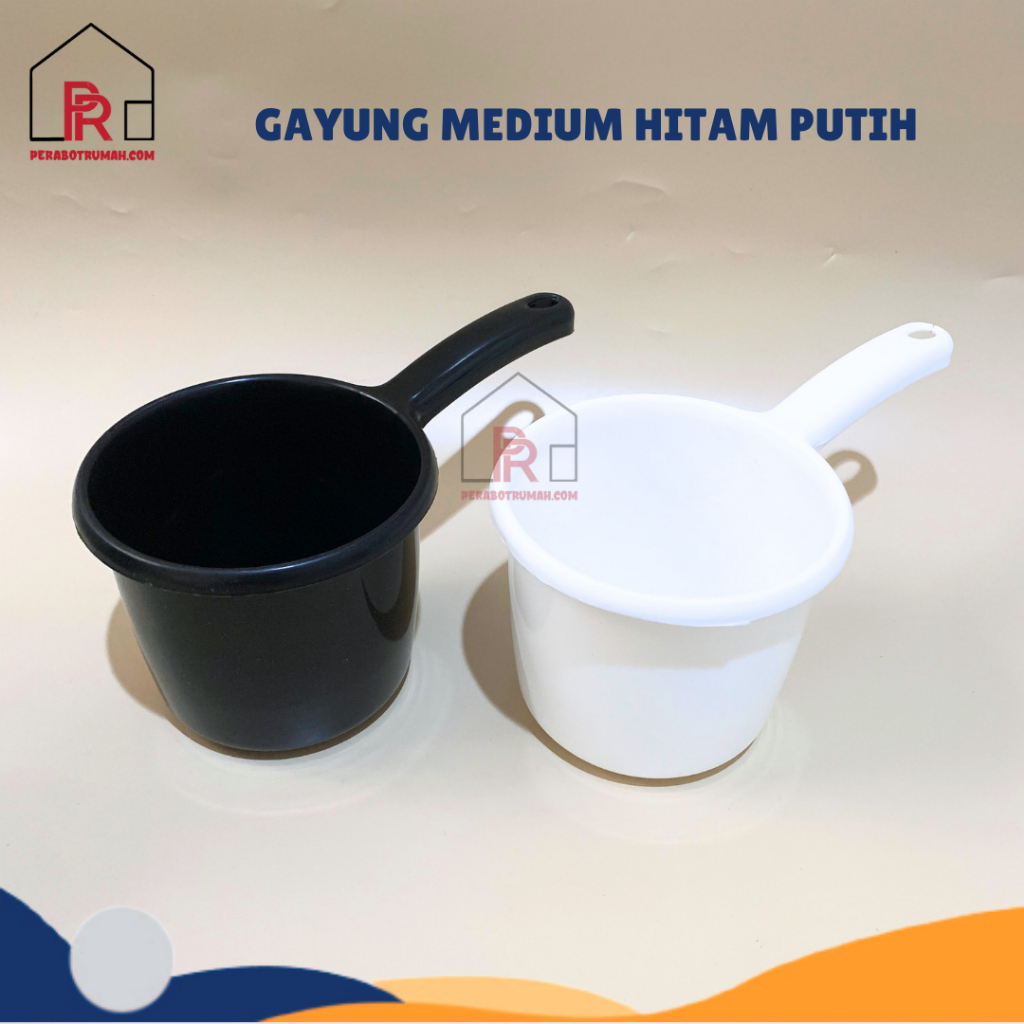 Jual Gayung Hitam Putih / Gayung Aesthetic / Gayung Warna / Gayung ...