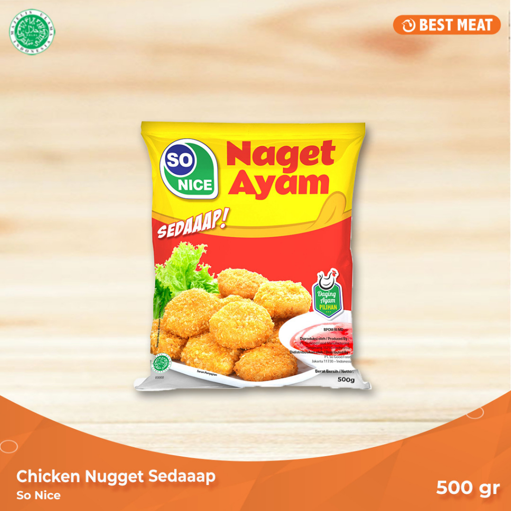 Jual Nugget Ayam Sedaaap So Nice 500gr | Shopee Indonesia