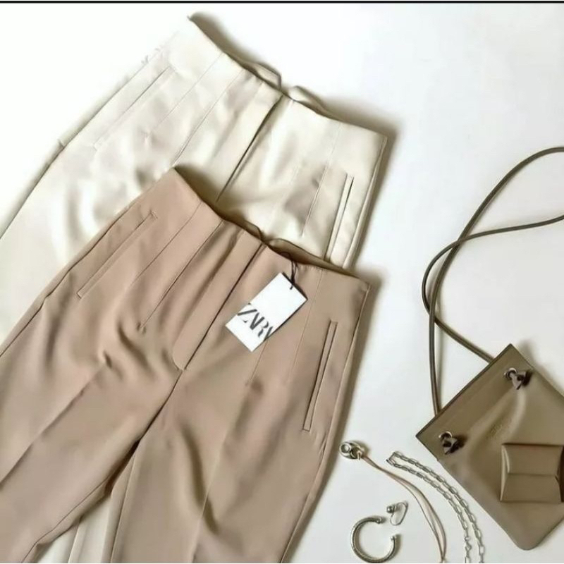 Jual celana wanita scuba slim fit highwaist scuba pants saku paspol ...