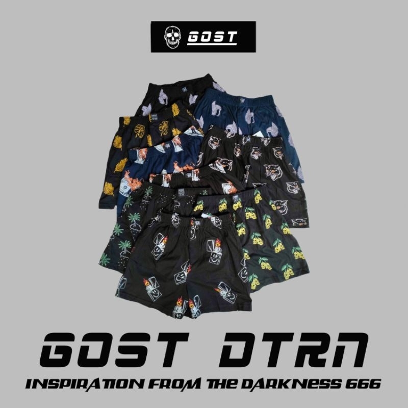 Jual Boxer Premium / Kolor Pria / Bisa COD / Boxer Gost Distortion ...