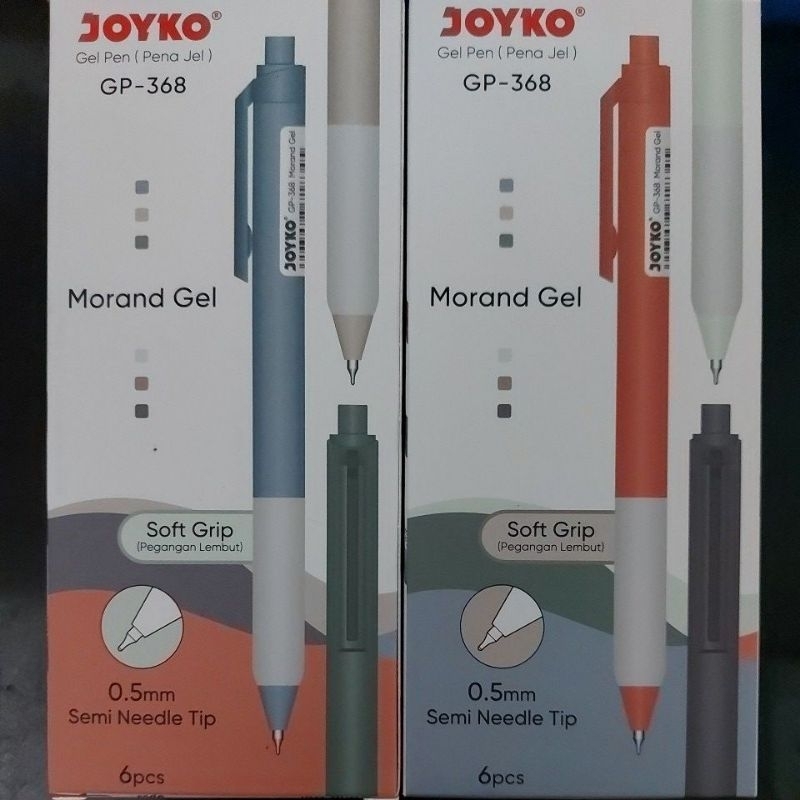 Jual Gel Pen Morand Gel Gp 368 Joyko ( harga 6 pcs) | Shopee Indonesia