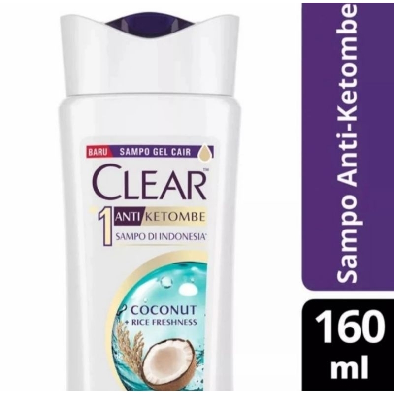 Jual CLEAR Shampoo Anti Ketombe Apel wangi Segar 160ml // CLEAR Shampoo ...