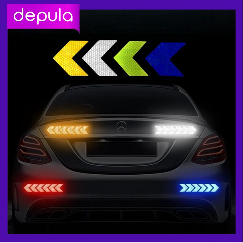 Jual 10PCS Stiker Reflektor Mobil Universal Car Warning Sticker ...