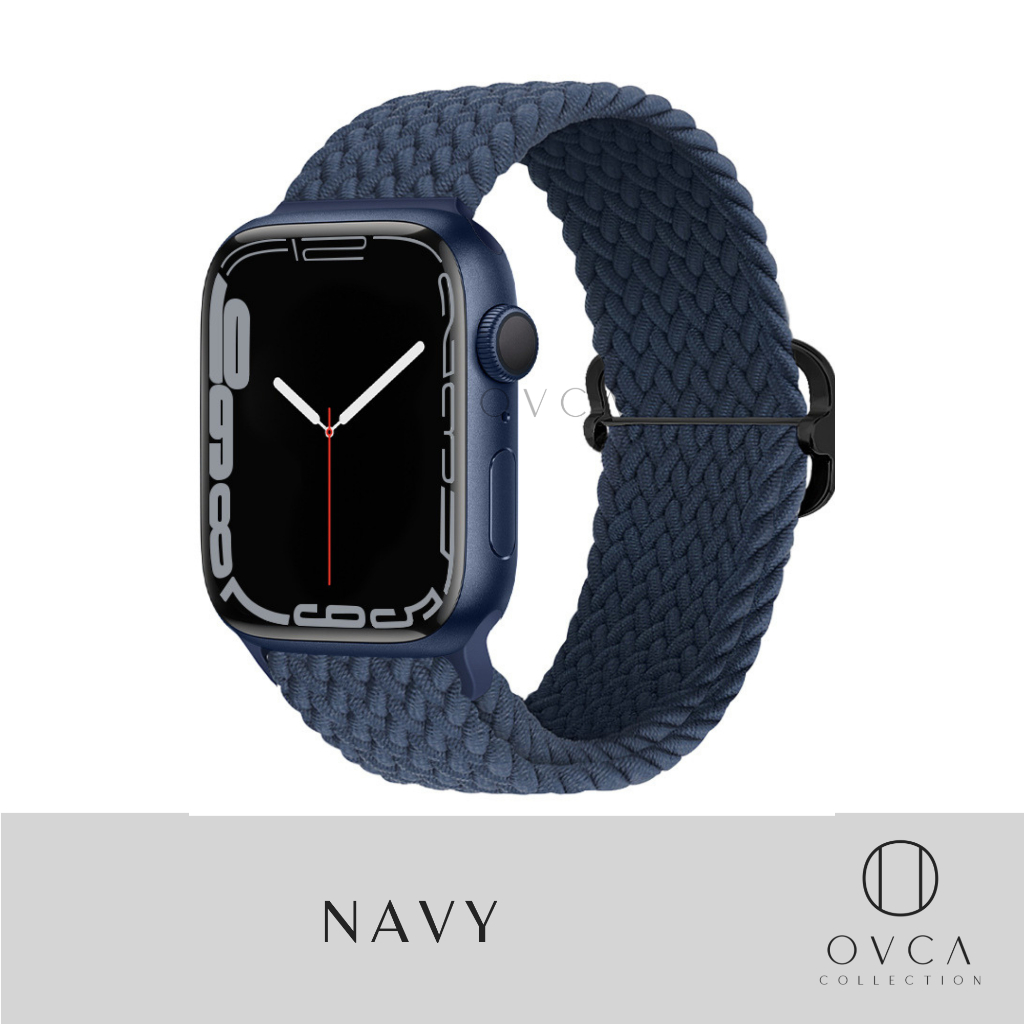 Jual Apple Watch Strap Series ULTRA 9 8 7 6 5 4 3 2 1 SE Nylon Braided ...