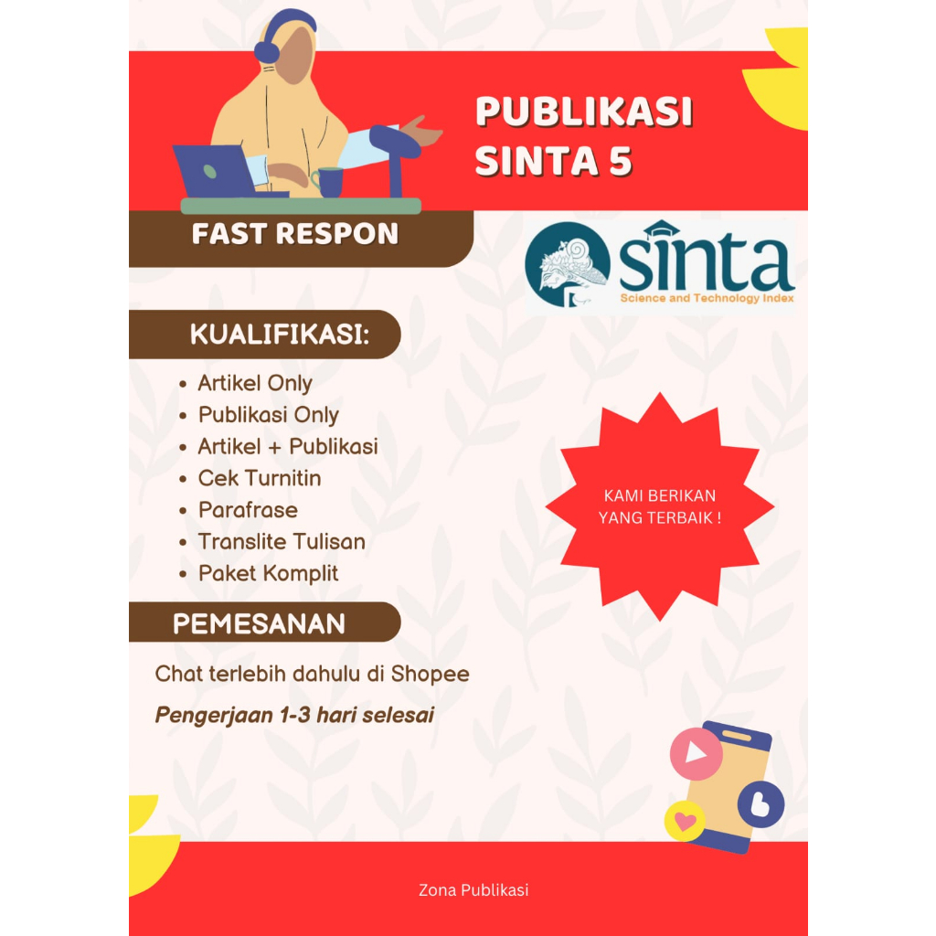 Jual JASA PUBLIKASI SINTA 4 SAINS & INFORMATIKA | Shopee Indonesia