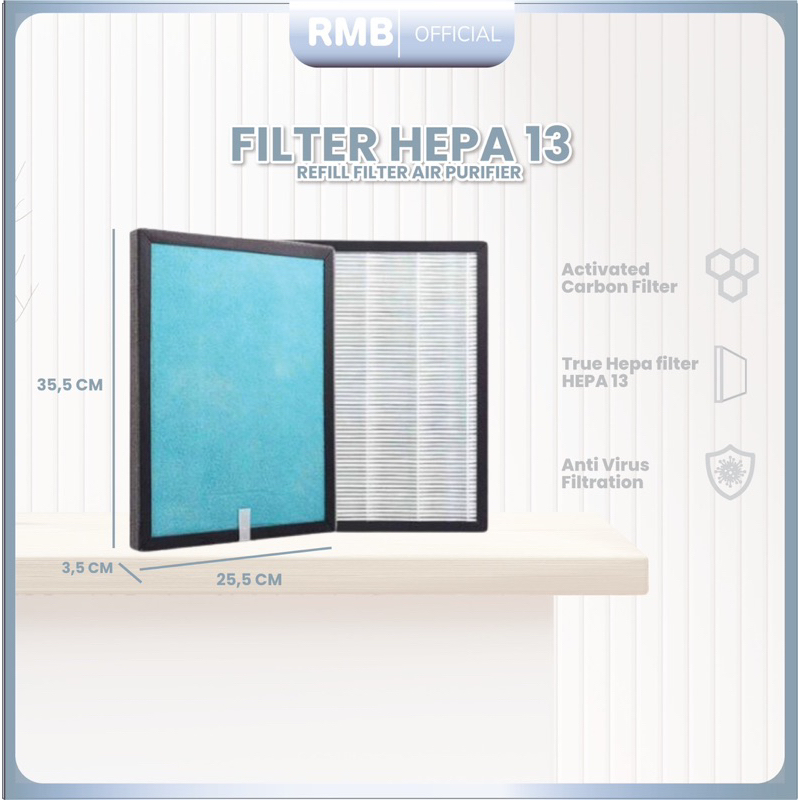 Jual Fitler True Hepa 13 YK-001 AP Filter Replacement Pengganti For ...