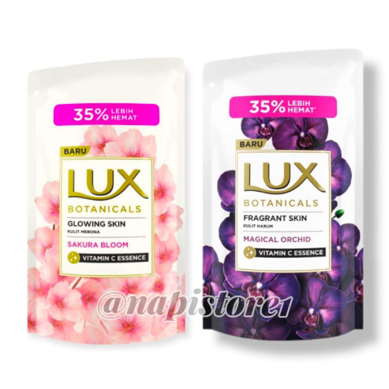 Jual LUX Body Wash Botanicals Magical Orchid | Sakura 825 ml | Shopee Indonesia