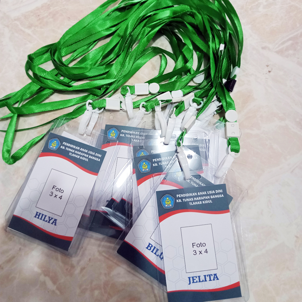 Jual CO CARD / ID CARD B2 1 SET UNTUK PANITIA/SEKOLAH/ACARA | Shopee ...