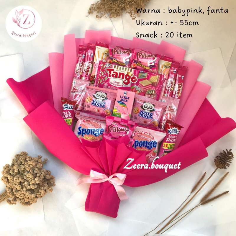 Jual READY STOCK (B15) Bucket snack/buket snack/bouquet [INCLUDE ...