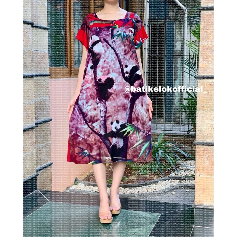 Jual Daster Sikak MIDI Elok Rayon Premium Motif Terbaru | Shopee Indonesia