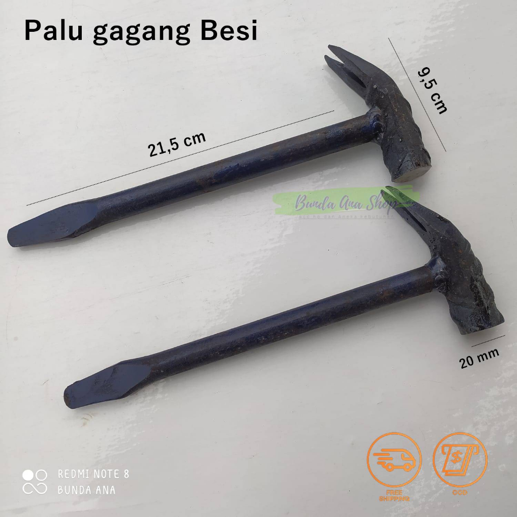 Jual Palu Besi Full - Palu kambing Linggis Gagang Besi Besi Full ...