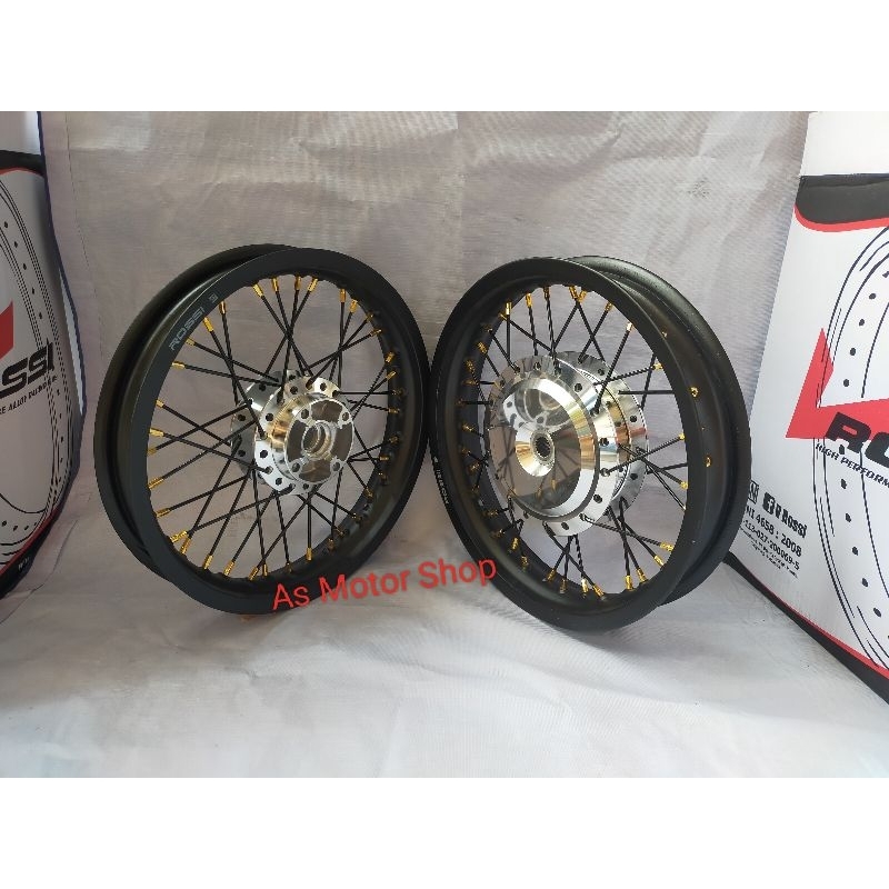 Jual Velg set v rossi 185 - 215 Ring14 tromol set beat vario scoopy ...