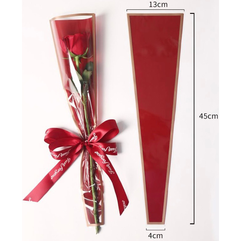 Jual Plastik Bunga 1 tangkai (ecer per lembar) / Wrapping Plastik untuk ...