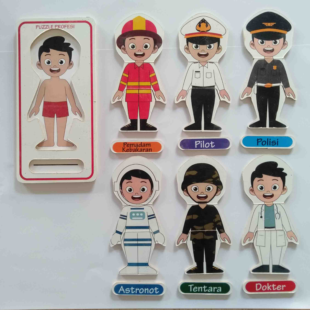 Jual Puzzle Kayu Profesi | Shopee Indonesia