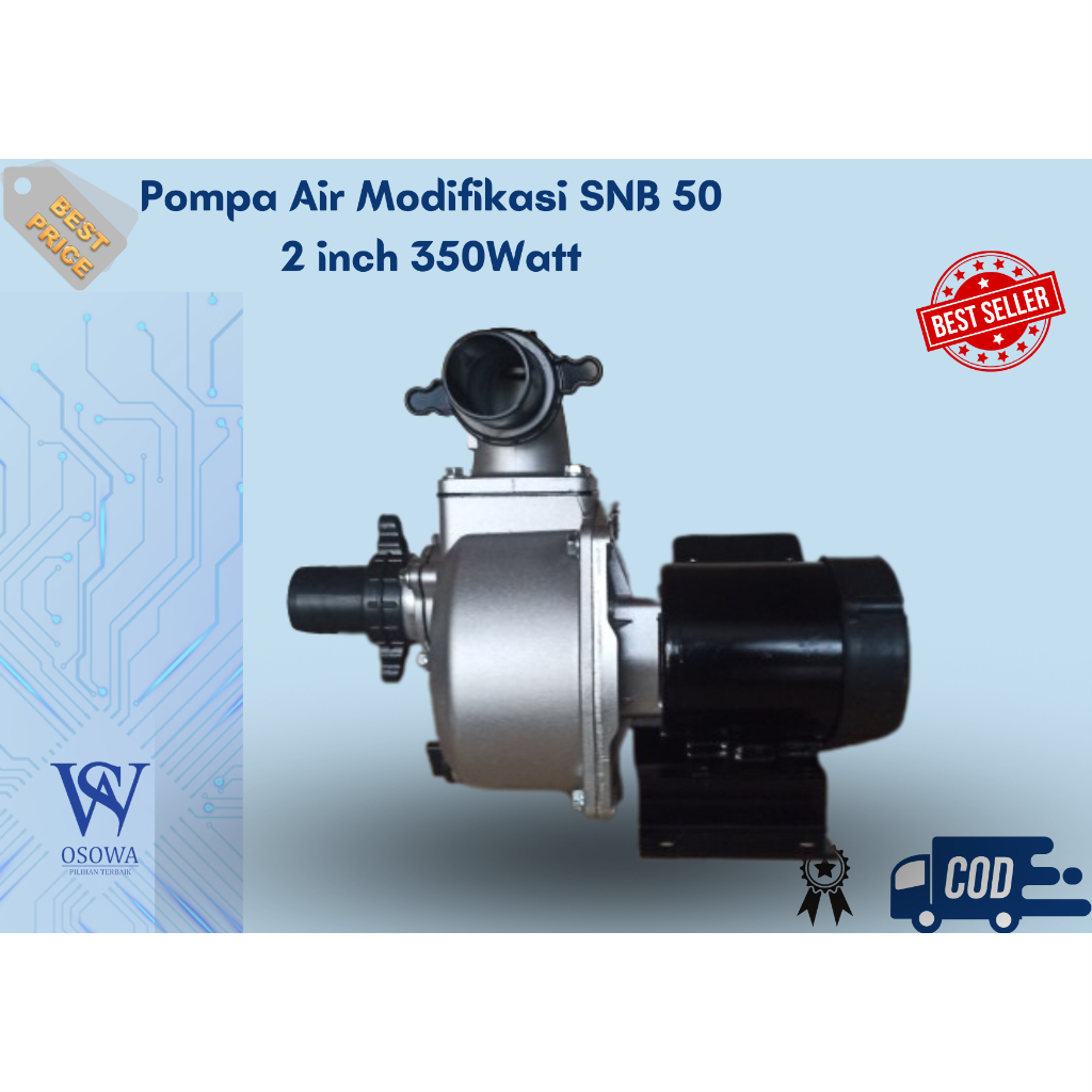 Jual Pompa Air Modifikasi SNB 50 2 inch 350w Irigasi dan Sedot Kotoran Kolam | Shopee Indonesia