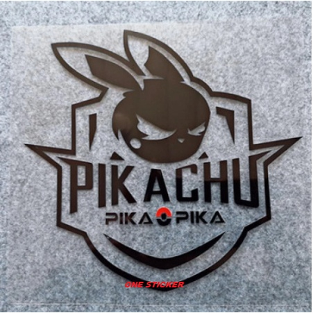 Jual READY Cutting Sticker Stiker Kaca Body Mobil Anime PIKACHU ...