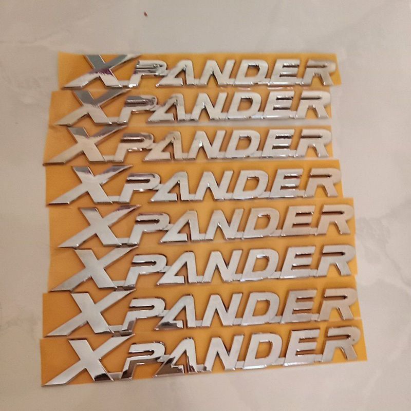 Jual emblem logo tulisan merek Mitsubishi expander original | Shopee ...