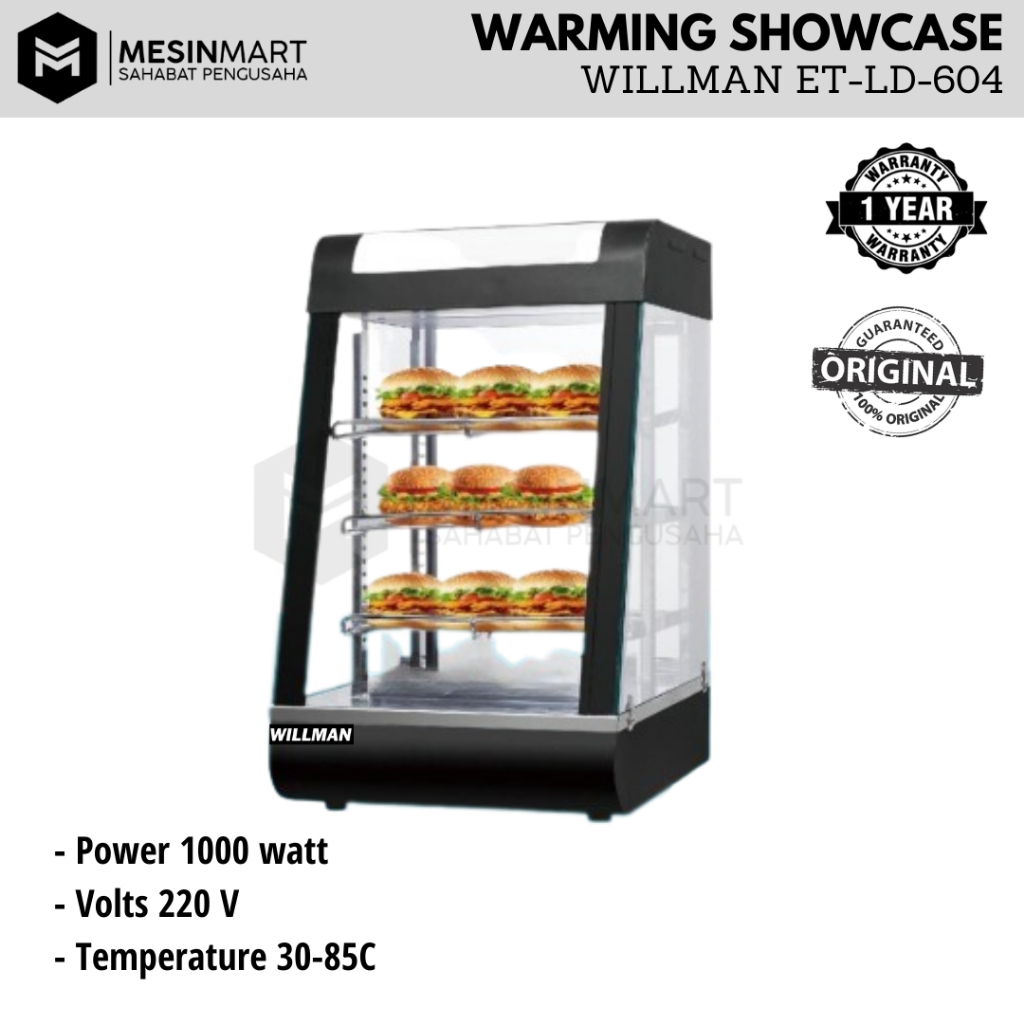 Jual Warming Showcase Penyimpan Makanan Food Display Warmer ET-LD-604 ...
