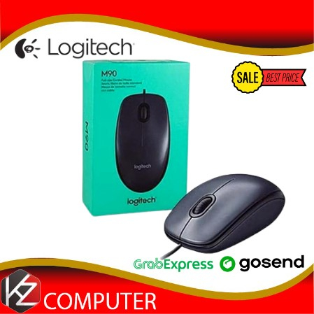 Jual Logitech M90 full size corded mouse M 90 | Shopee Indonesia