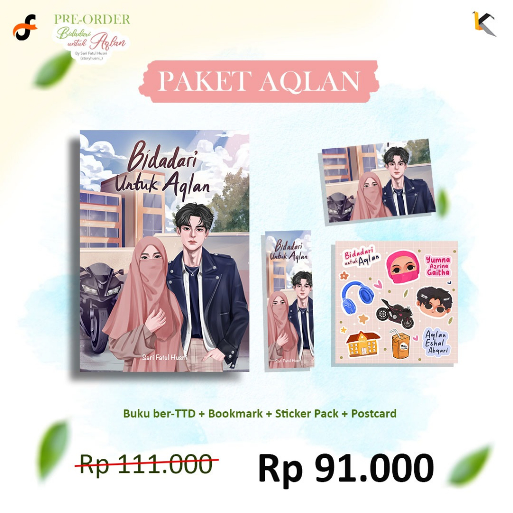 Jual NOVEL "BIDADARI UNTUK AQLAN" BY SARI FATUL HUSNI | Shopee Indonesia