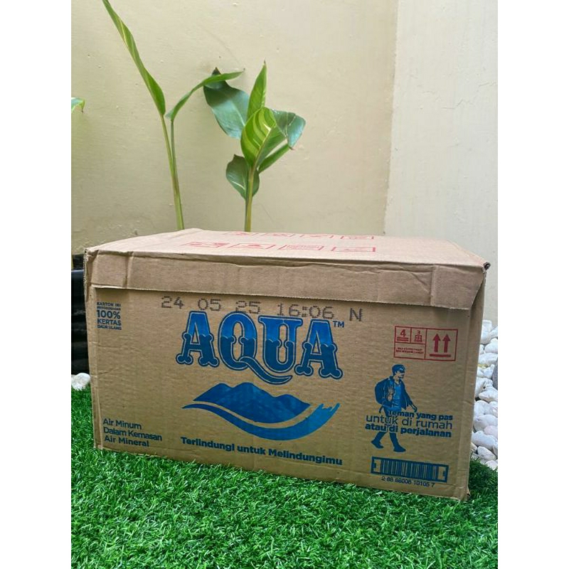 Jual Aqua botol 600 ml / Aqua botol sedang isi 24 botol | Shopee Indonesia