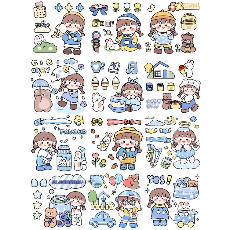 Jual Sticker Waterproof Sticker Momo Dapat Box Isi 100 Lembar | Shopee ...