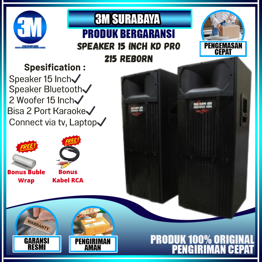 Jual SPEAKER BLUETOOTH ROADMASTER KD PRO 212 REBORN MIX USB GARANSI ...