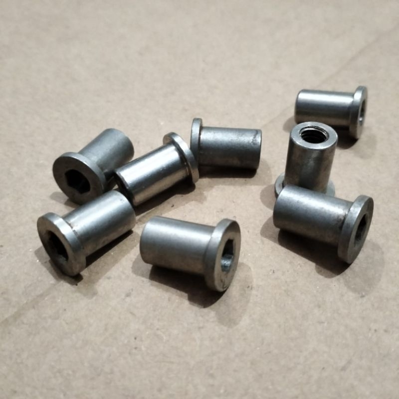 Jual Mur triangle sepeda panjang 14mm diameter 9mm | Shopee Indonesia