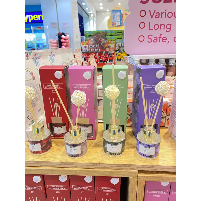 Jual MINISO REED DIFFUSER GARDEN SERIES PENGHARUM RUANGAN 30ml | Shopee ...