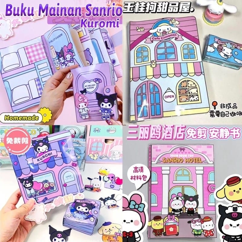 Jual diy art paperdoll sanrio busy book | Shopee Indonesia