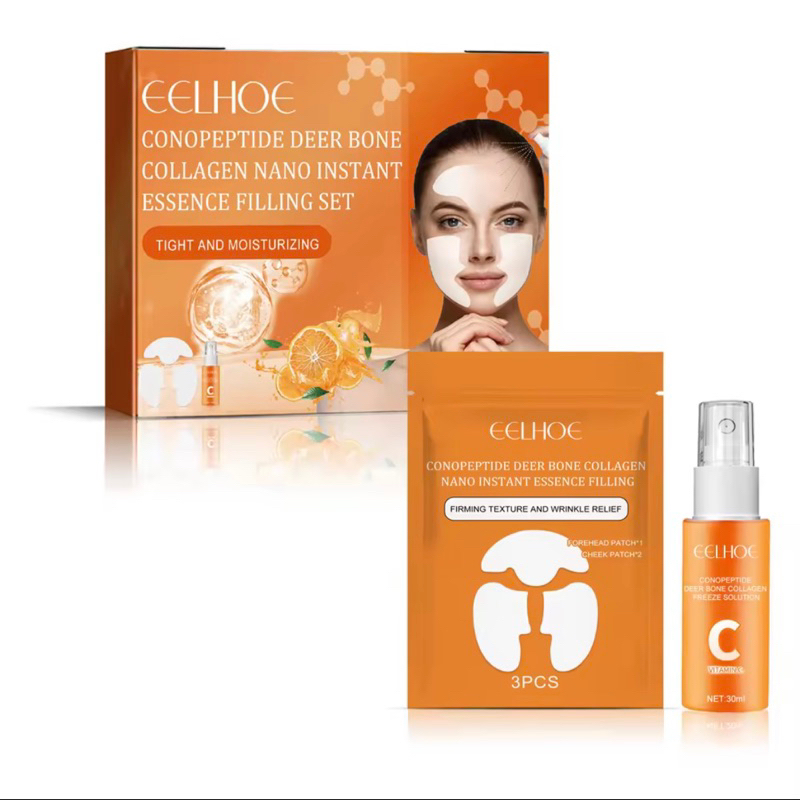 Jual high prime collagen peptida film dengan serum pelarut (1set ...
