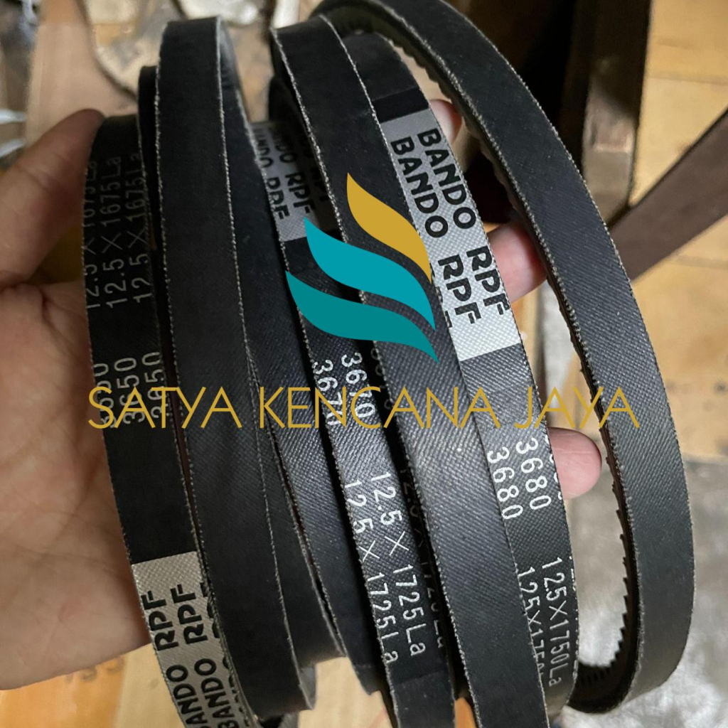 Jual V-BELT/FAN BELT GIGI RPF A60 A61 A62 A63 A64 A65 A66 A67 A68 A69 BANDO TALI KIPAS BERGIGI ...