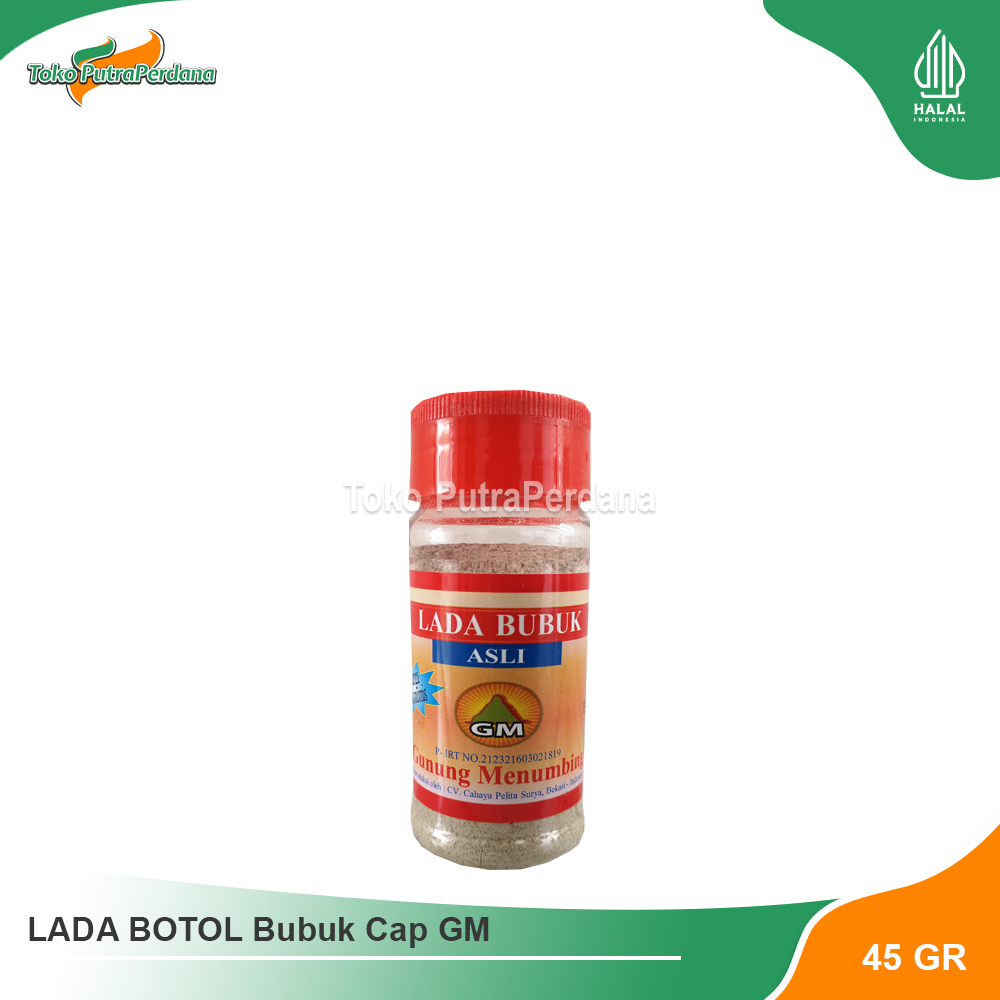 Jual LADA BUBUK BOTOL Cap GM 45gr | Shopee Indonesia