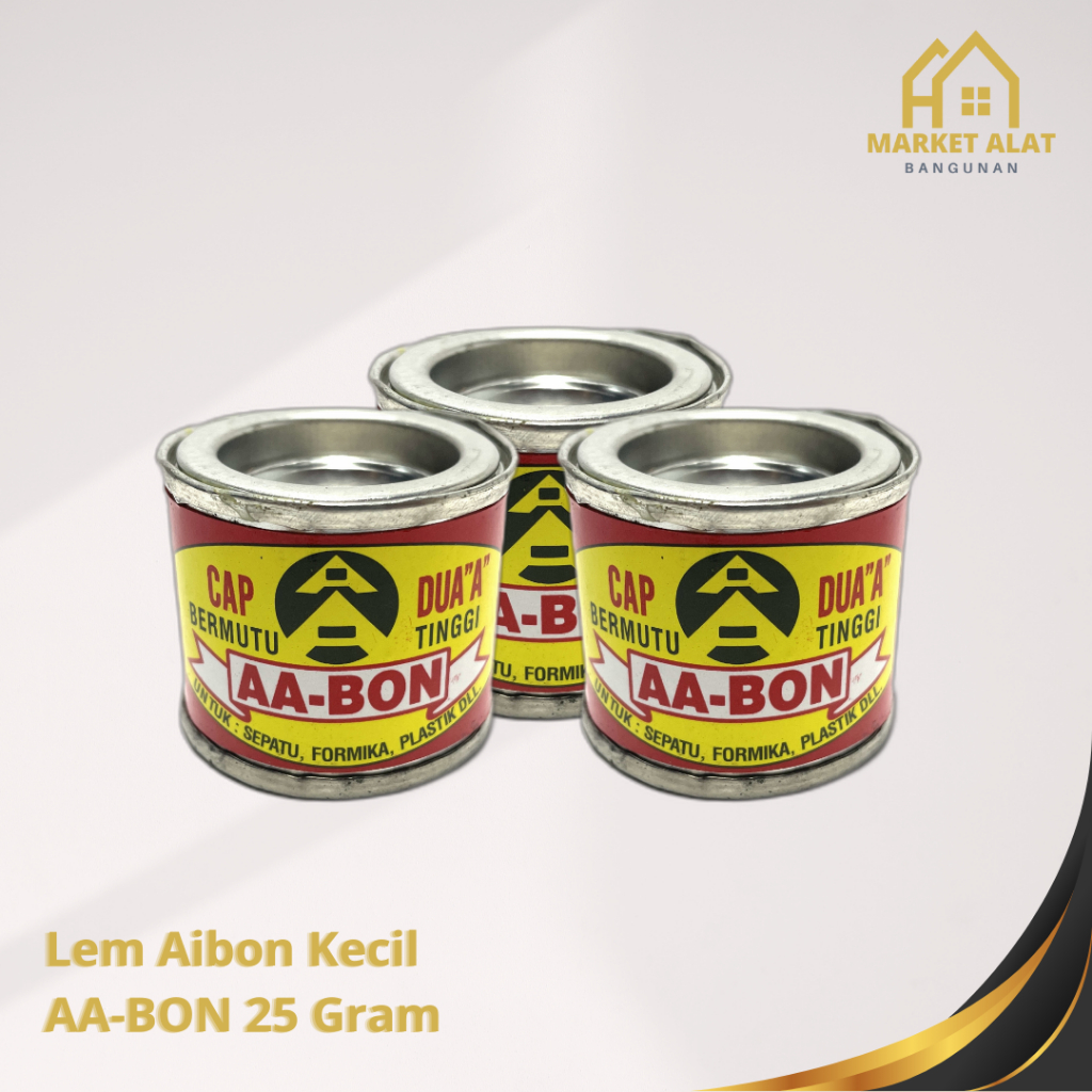 Jual Lem Aibon Kecil AA-BON 25 Gram / Lem Aibon Kaleng Kecil AABON ...