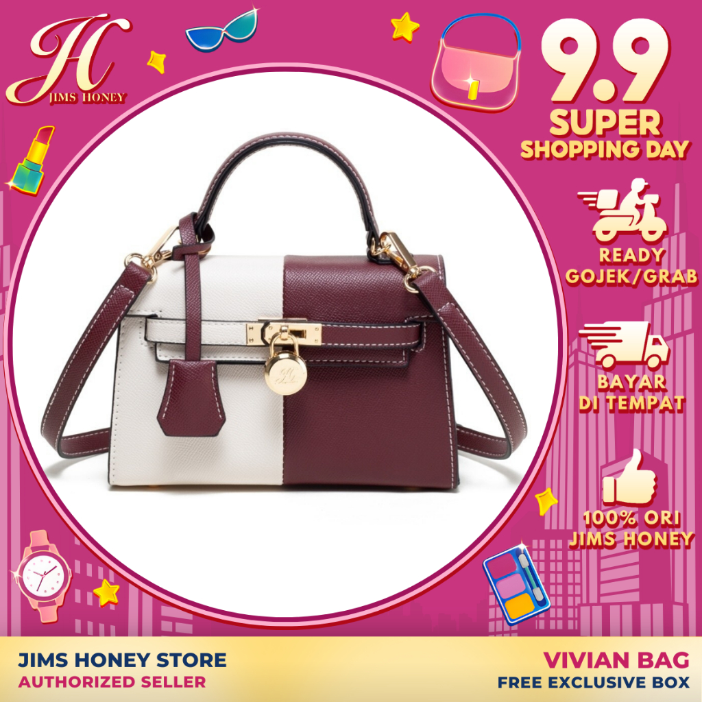 Jual JIMS HONEY VIVIAN BAG TAS SELEMPANG WANITA FREE BOX | Shopee Indonesia