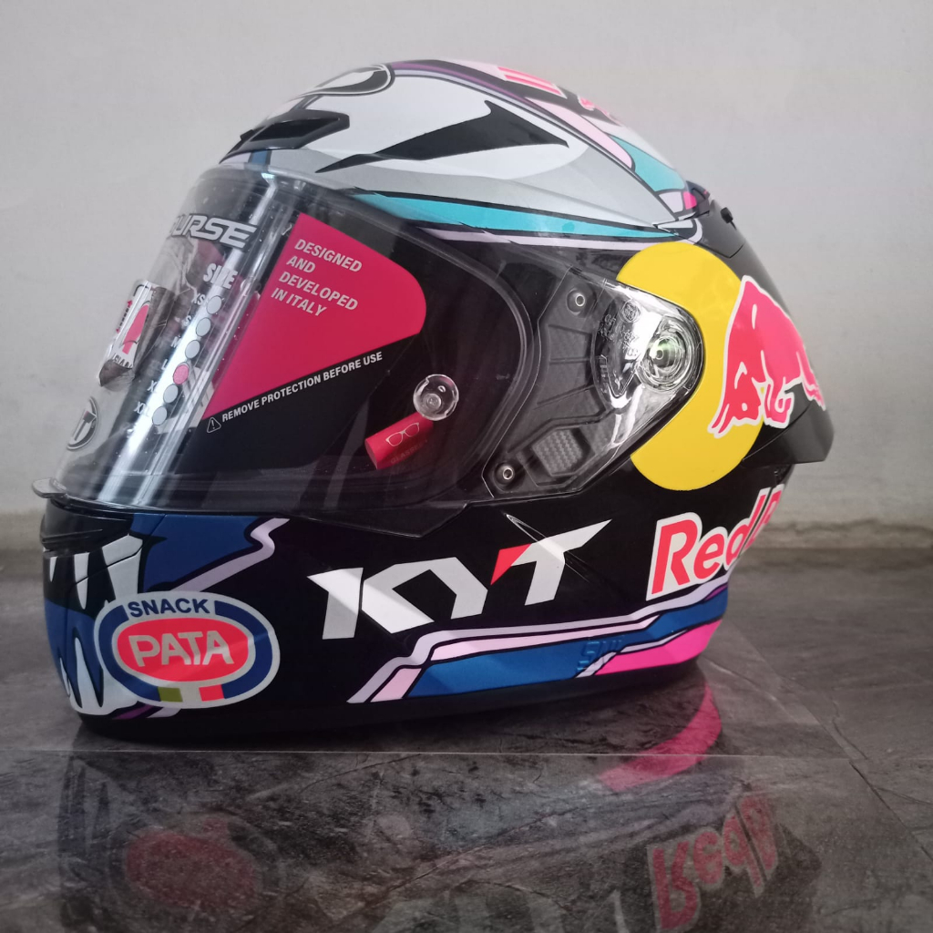 Jual HELM KYT TT Course Bastianini 2022 repaint HELM FULL FACE | Shopee ...