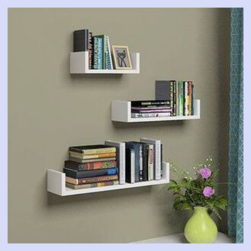 Jual Rak Buku Lebar 20cm Rak Melayang Rak Minimalis | Shopee Indonesia