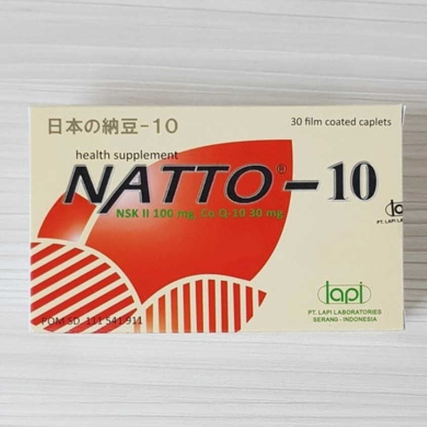 Jual Natto-10 / Natto 10 - CO Q10 30 mg + Nattokinase 100 mg ...