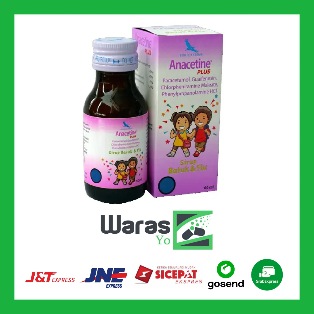 Jual [SW] Anacetine Plus Sirup 60 ml / ANACETINE PLUS SYRUP / ANACETIN ...