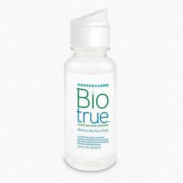Jual Bio True Lens Solution 60ml Cairan Cuci Softlens Air Pencuci Lensa ...