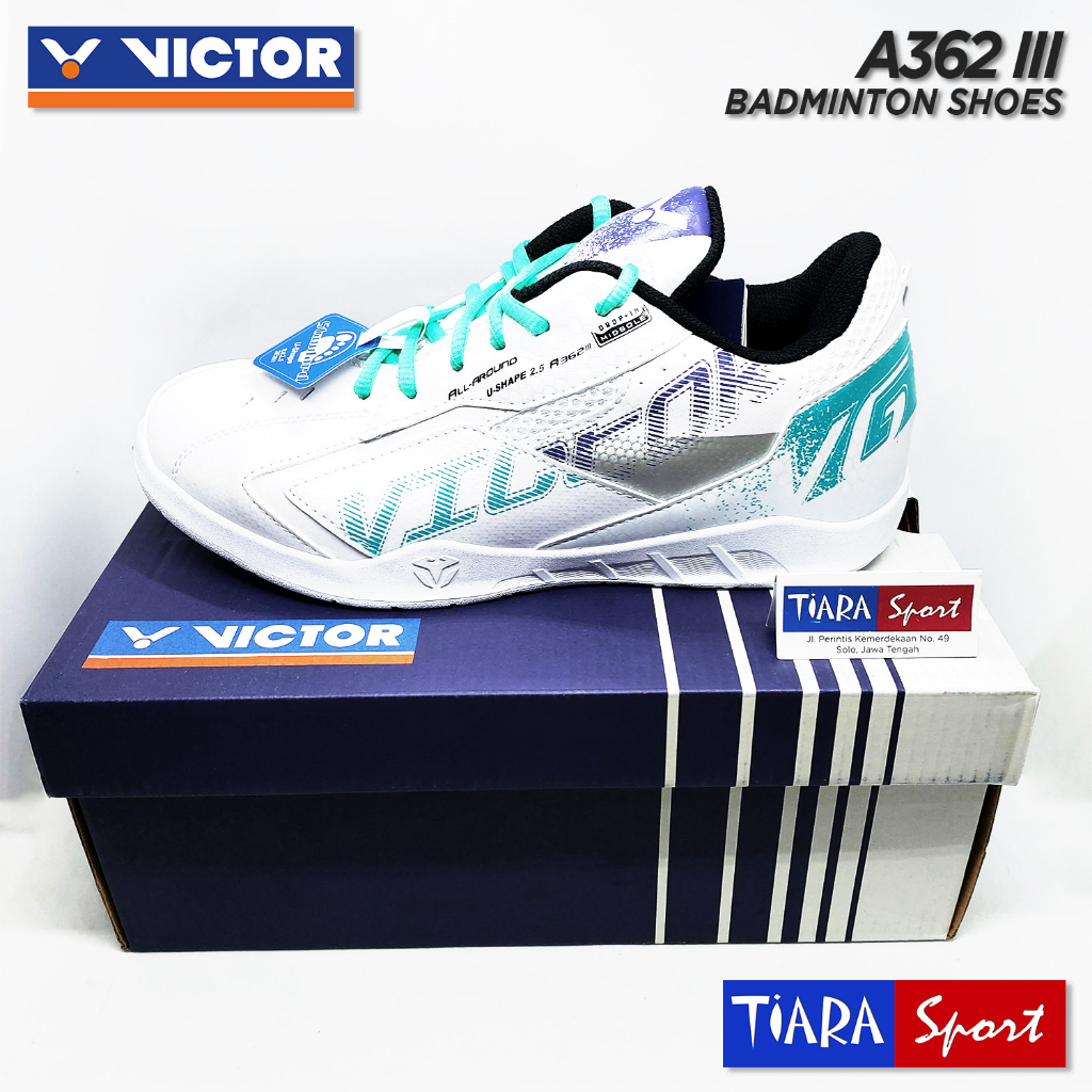 Jual Sepatu VICTOR A362 III A - White - U 2.5 Badminton A 362 | Shopee Indonesia