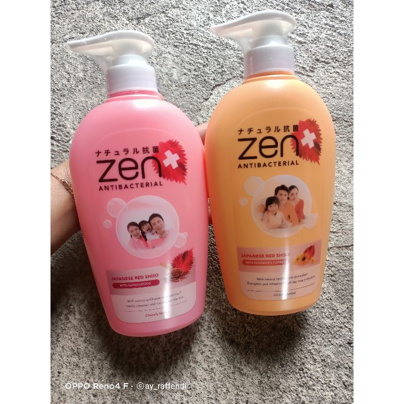 Jual ZEN ANTIBACTERIAL SABUN MANDI CAIR BOTOL 480ml | Shopee Indonesia