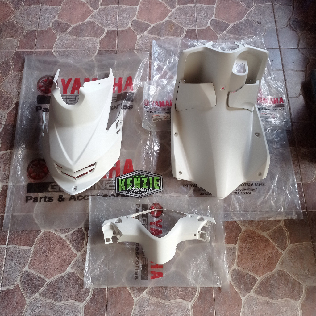 Jual Cover body dek kasar yamaha Mio Soul Putih Original Yamaha | Shopee Indonesia
