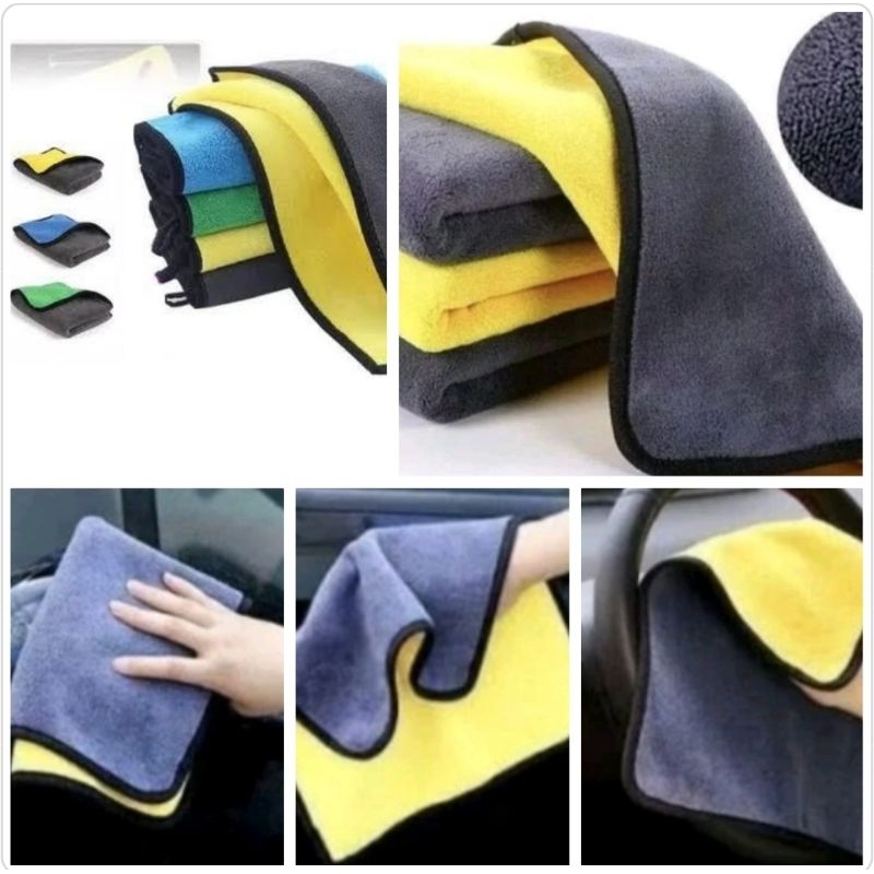 Jual Kain Lap Microfiber Serbaguna/lap mobil/lap motor | Shopee Indonesia